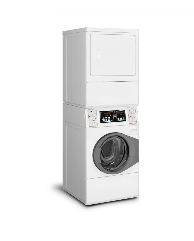 Ipso 10kg Stacked Washer / Dryer (Ipso CS10) - Veeco Laundry Systems